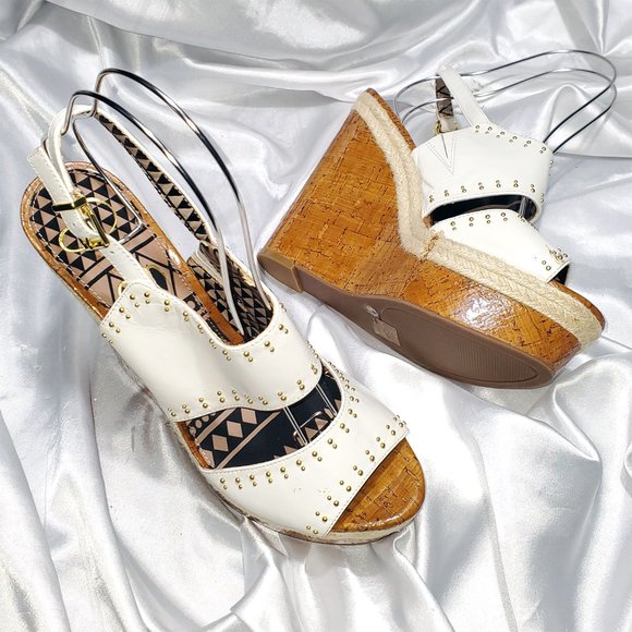 Jessica Simpson | Shoes | New Jessica Simpson White Strappy Platform ...